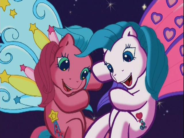 #198259 - safe, screencap, heart bright, star flight, pony, g3, two for ...