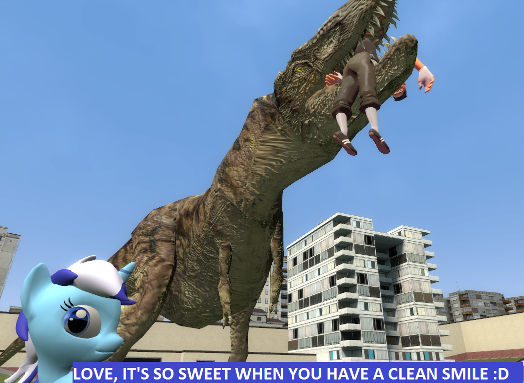 #173343 - safe, minuette, dinosaur, human, pony, tyrannosaurus rex, unicorn, carnivore, female ...