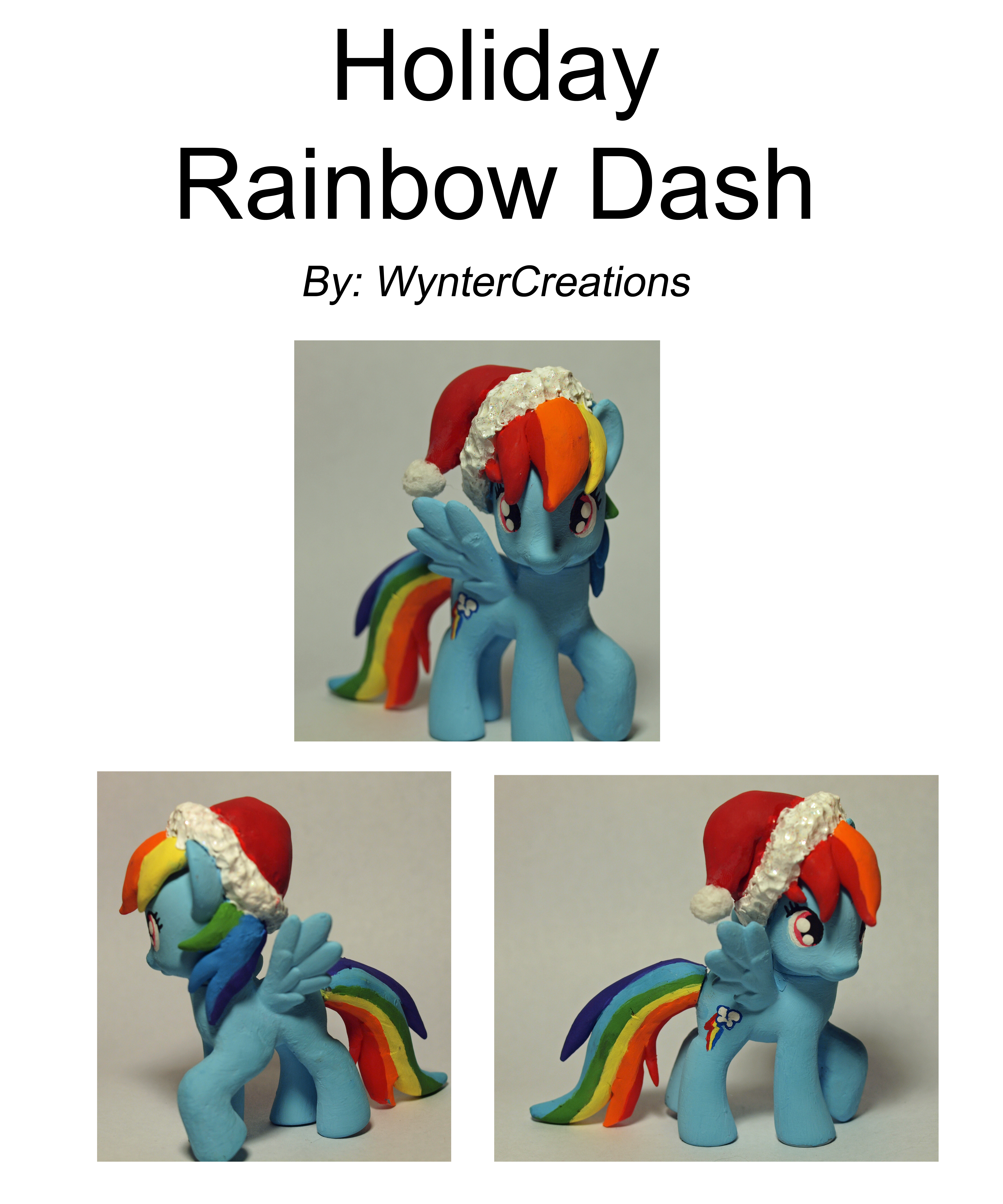 #175324 - safe, artist:wyntercreations, rainbow dash, pegasus, pony ...