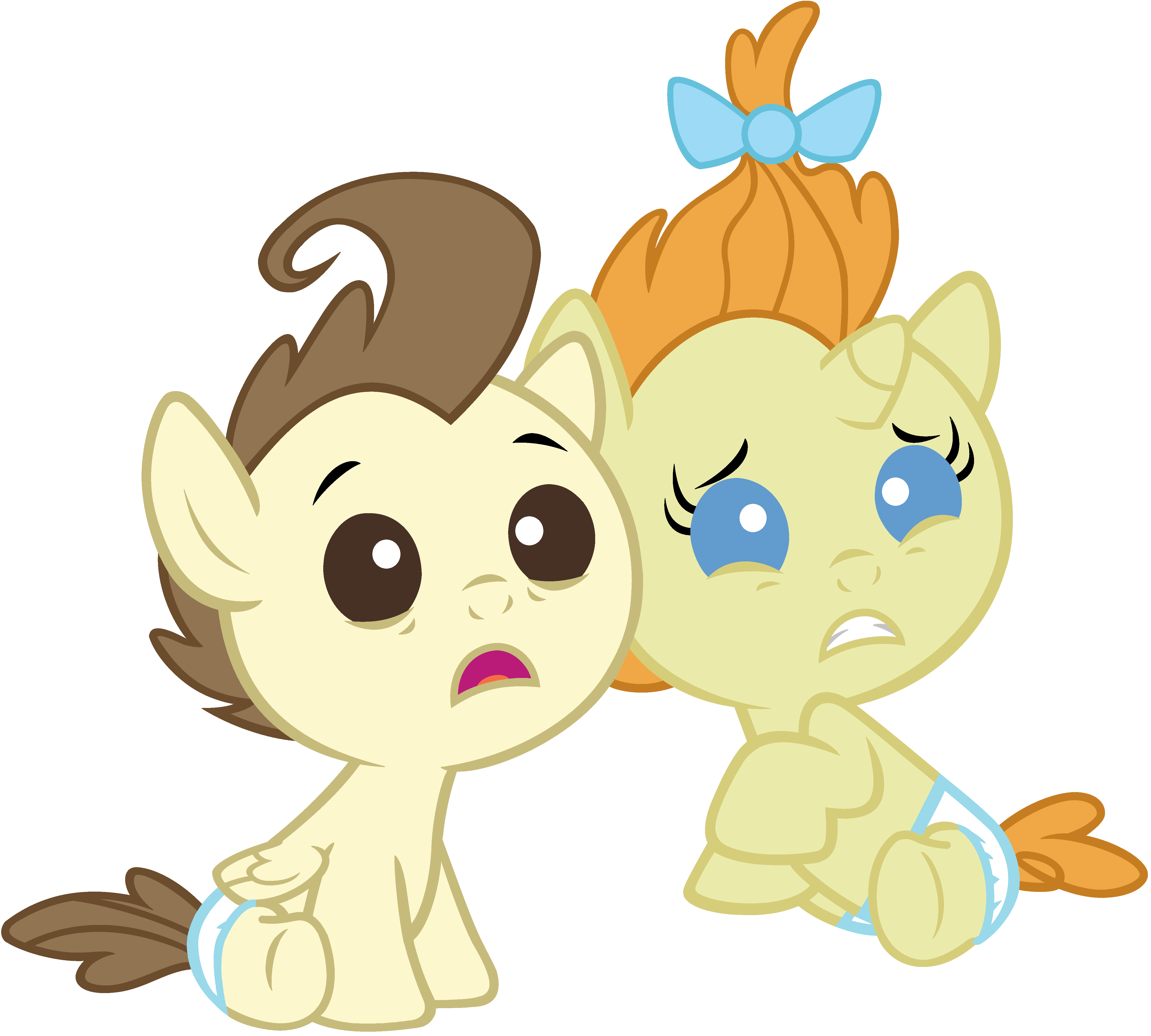 #10097 - safe, artist:beavernator, pound cake, pumpkin cake, pegasus ...