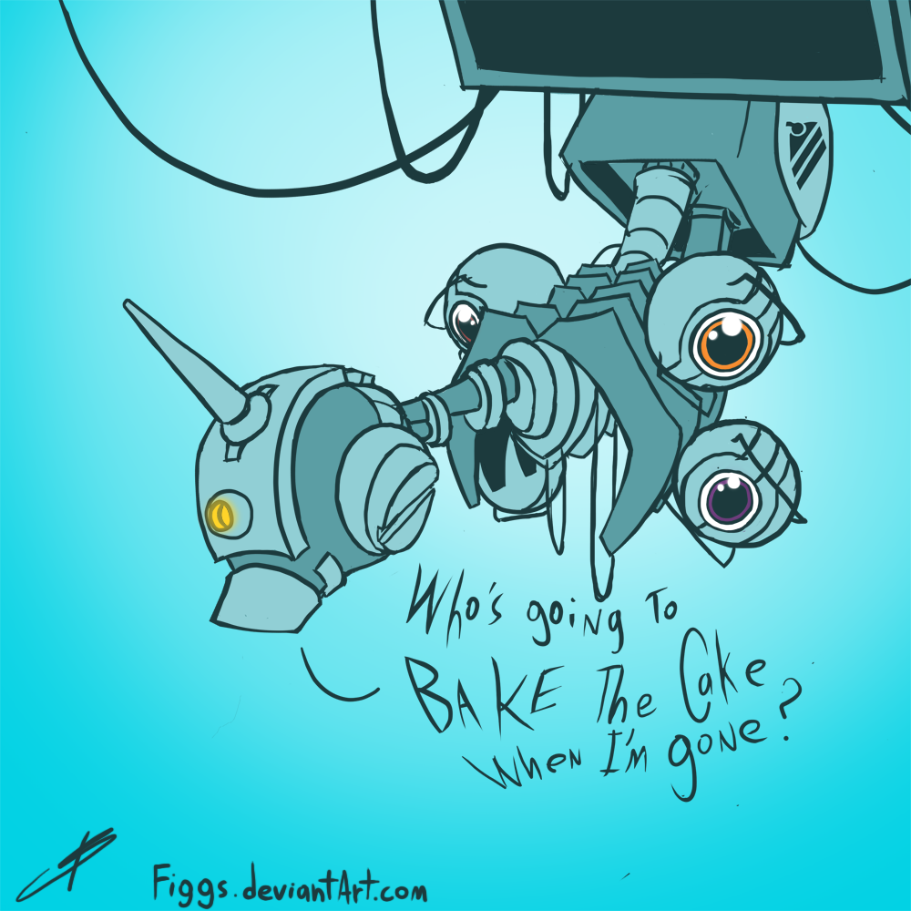 #19474 - anger core, artist:figgs, cake core, curiosity core, glados ...