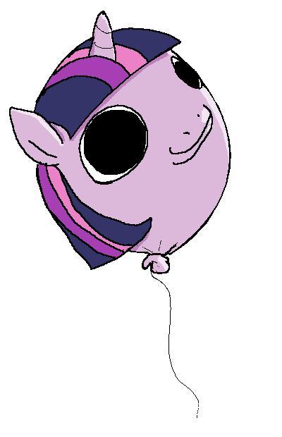 #19876 - safe, artist:applebeans, twilight sparkle, balloon pony ...