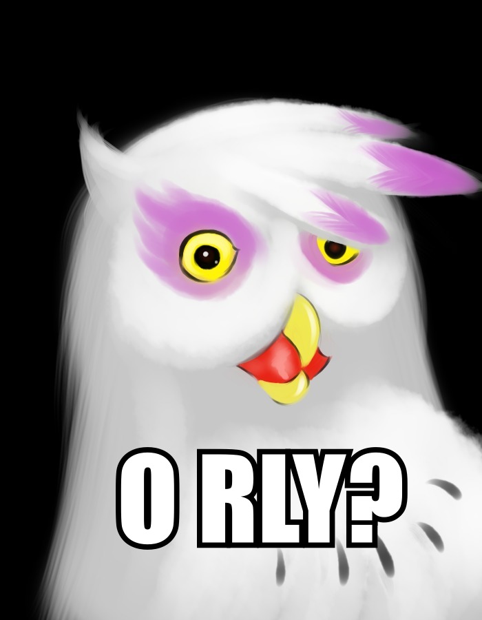 #25998 - safe, gilda, griffon, meme, o rly, parody - Derpibooru