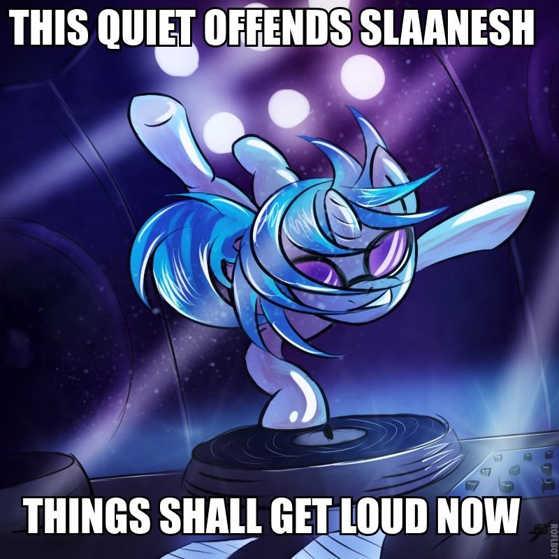 #31892 - safe, dj pon-3, vinyl scratch, g4, image macro, music ...