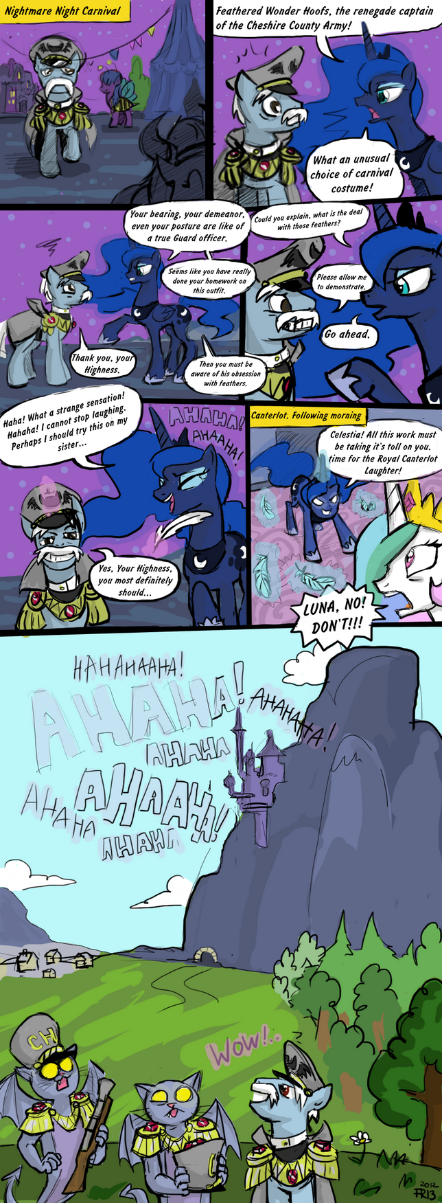 #73137 - safe, artist:fr-13, princess celestia, princess luna, oc ...