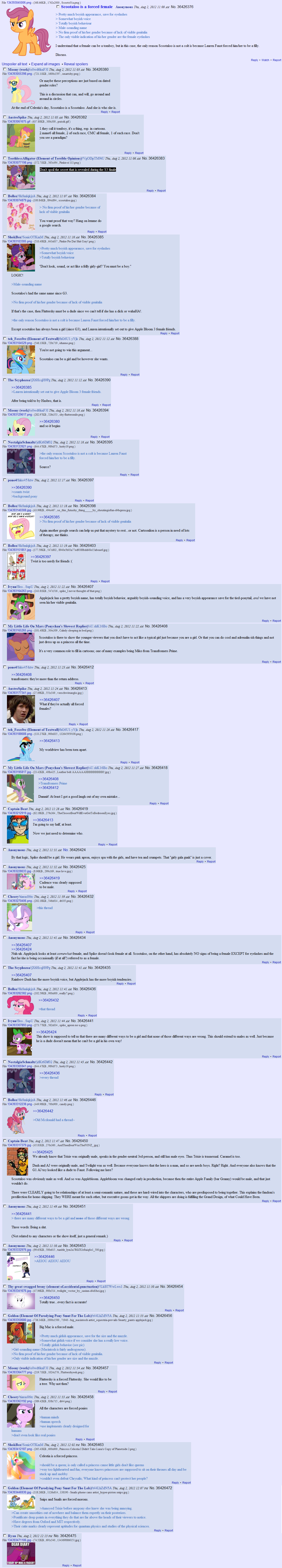 #65455 - safe, scootaloo, g4, meta, ponychan, ponychan screencap, text ...