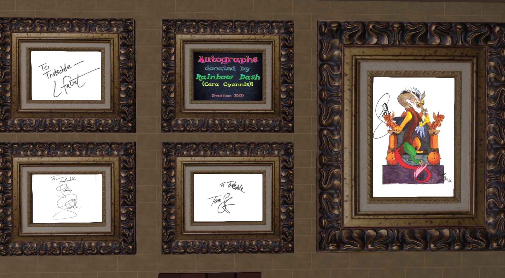 #87021 - safe, discord, g4, autograph, john de lancie, lauren faust ...