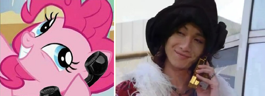 #91263 - safe, pinkie pie, basco ta jolokia, exploitable meme, gokaiger ...