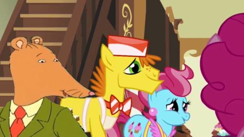 #91292 - safe, carrot cake, cup cake, pinkie pie, arthur, crossover, mr ...