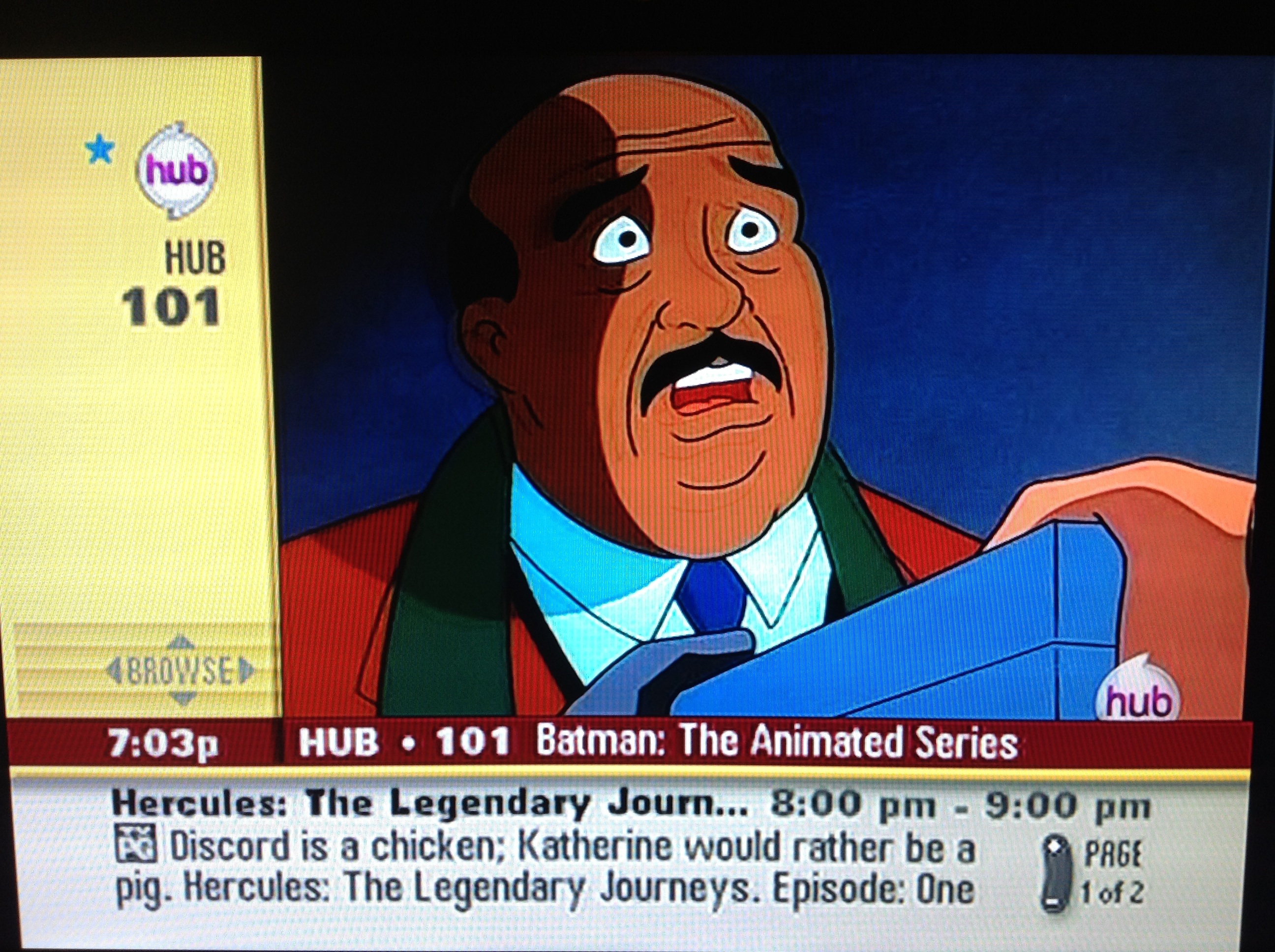 #221200 - safe, discord, chicken, barely pony related, batman, hercules ...