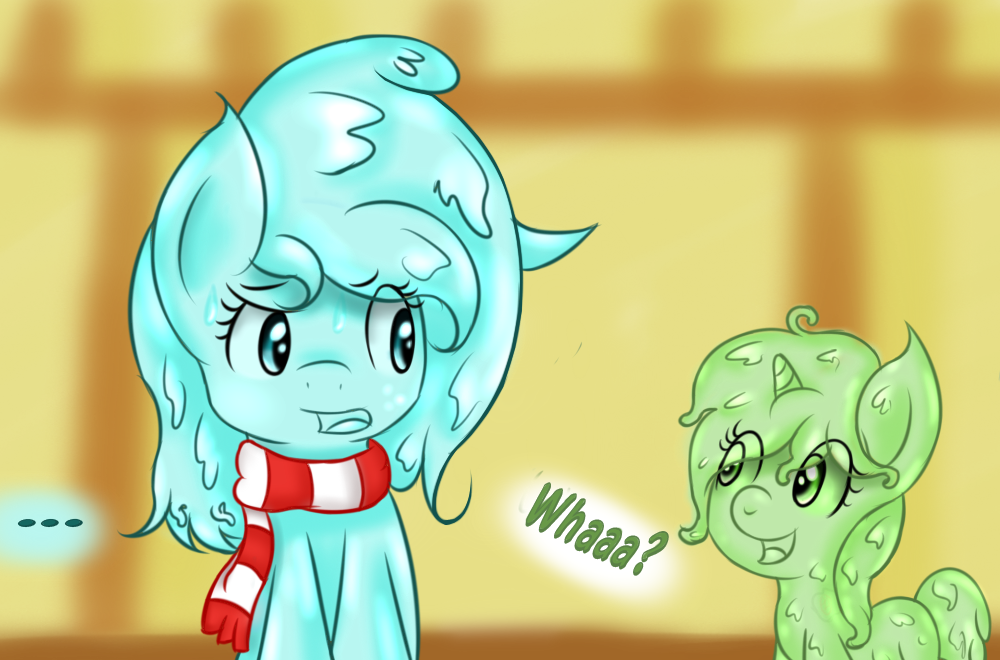 #205332 - safe, artist:freefraq, oc, oc only, oc:minty slime, oc:shiny ...