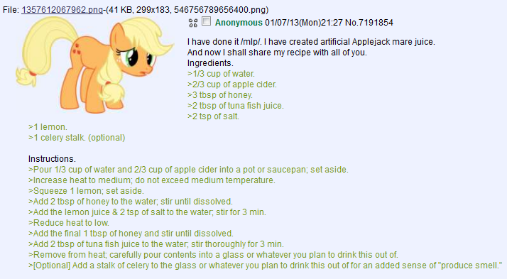 #206069 - questionable, applejack, /mlp/, 4chan, 4chan screencap ...