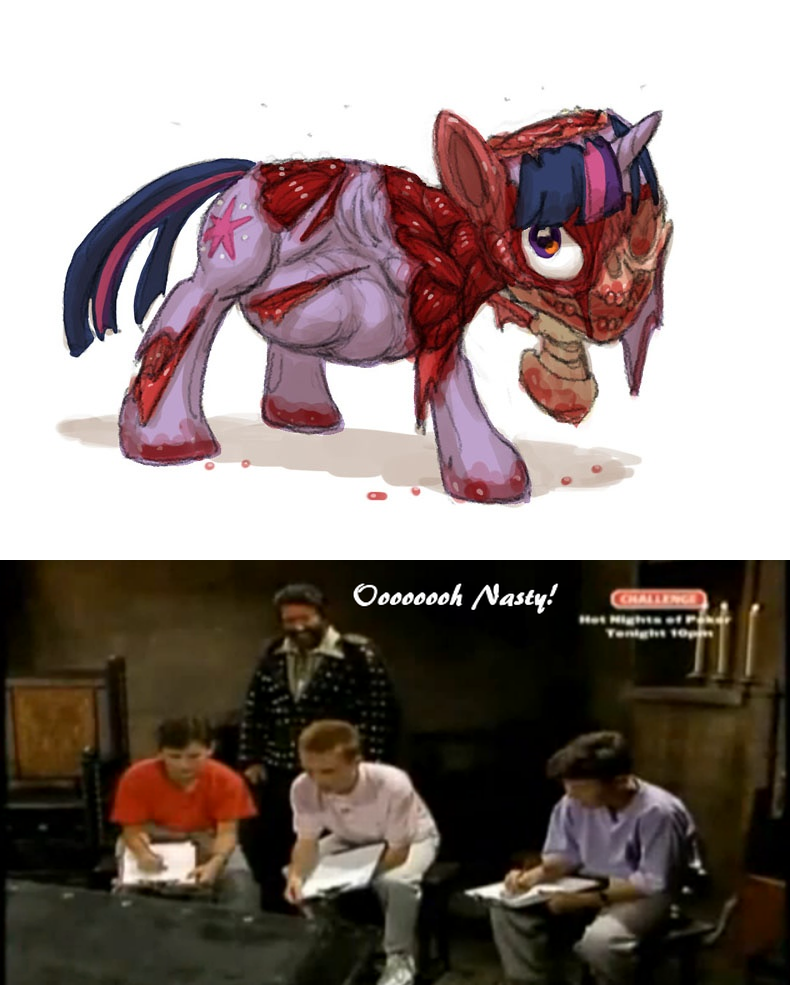 #439472 - grimdark, grotesque, artist:carnifex, twilight sparkle ...