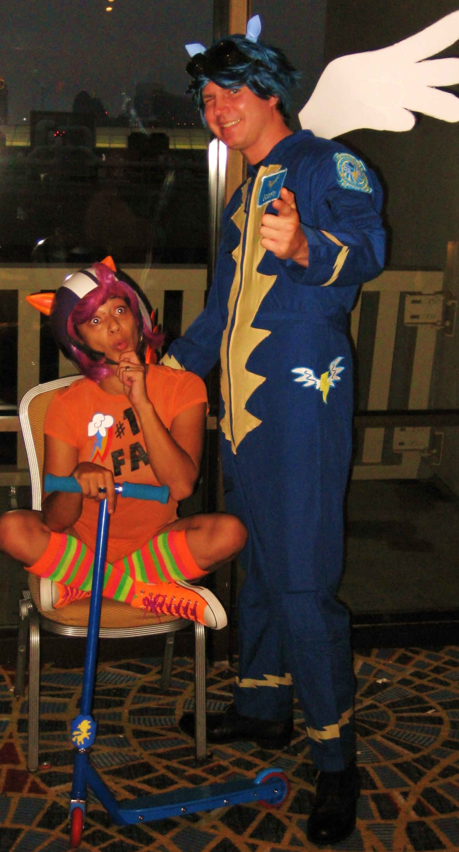 #449719 - artist needed, safe, scootaloo, soarin', human, g4, clothes ...