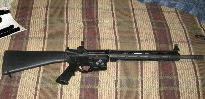 #450967 - safe, fluttershy, ar15, barely pony related, customized toy ...