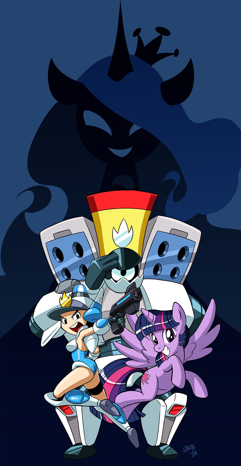 #451776 - safe, artist:shaxbert, queen chrysalis, twilight sparkle ...