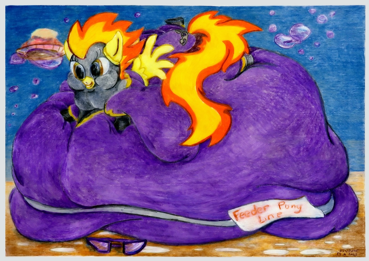 #451928 - questionable, artist:sssilver, spitfire, g4, fat, female ...