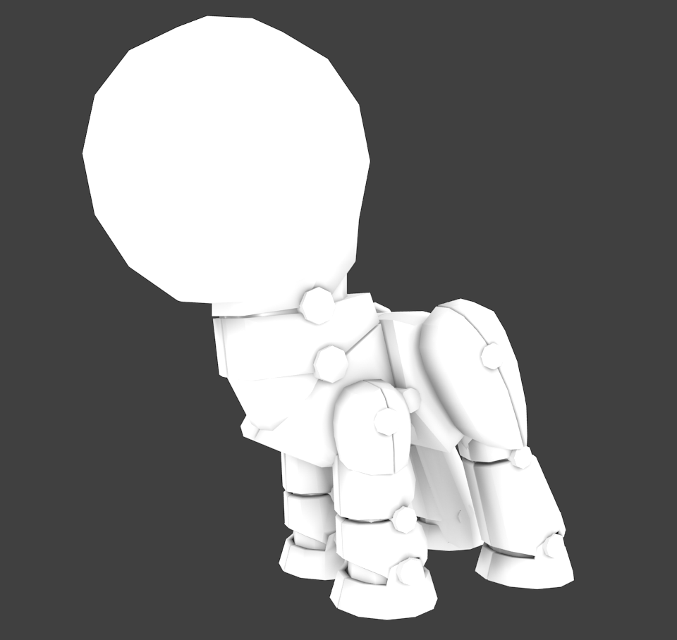 #454878 - safe, sweetie belle, g4, 3d, ball hood, blender, low poly ...