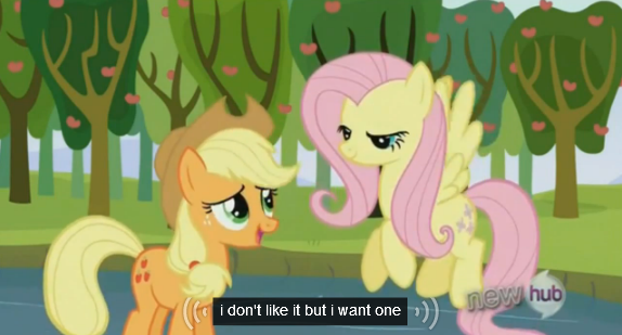 #457840 - safe, screencap, applejack, fluttershy, keep calm and flutter ...