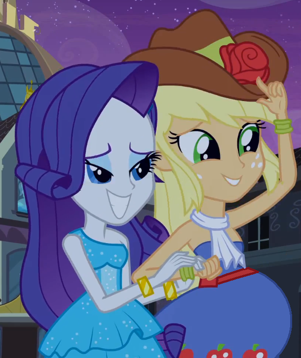 #460920 - safe, applejack, rarity, equestria girls, g4, female, lesbian ...