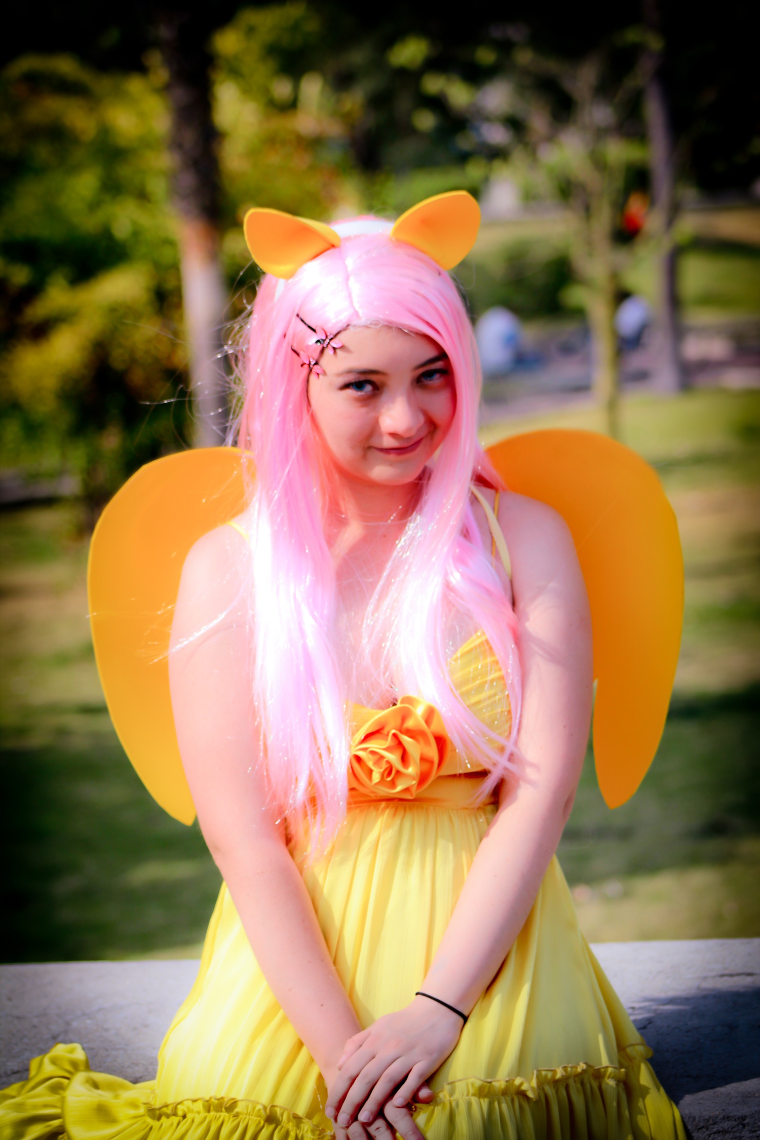 #468735 - safe, fluttershy, human, cosplay, irl, irl human, photo, solo ...