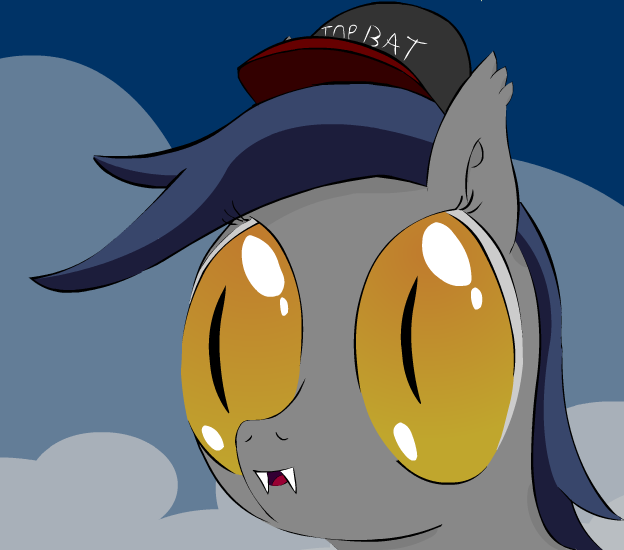 #469732 - safe, oc, oc only, oc:echo, bat pony, pony, solo, top bat ...