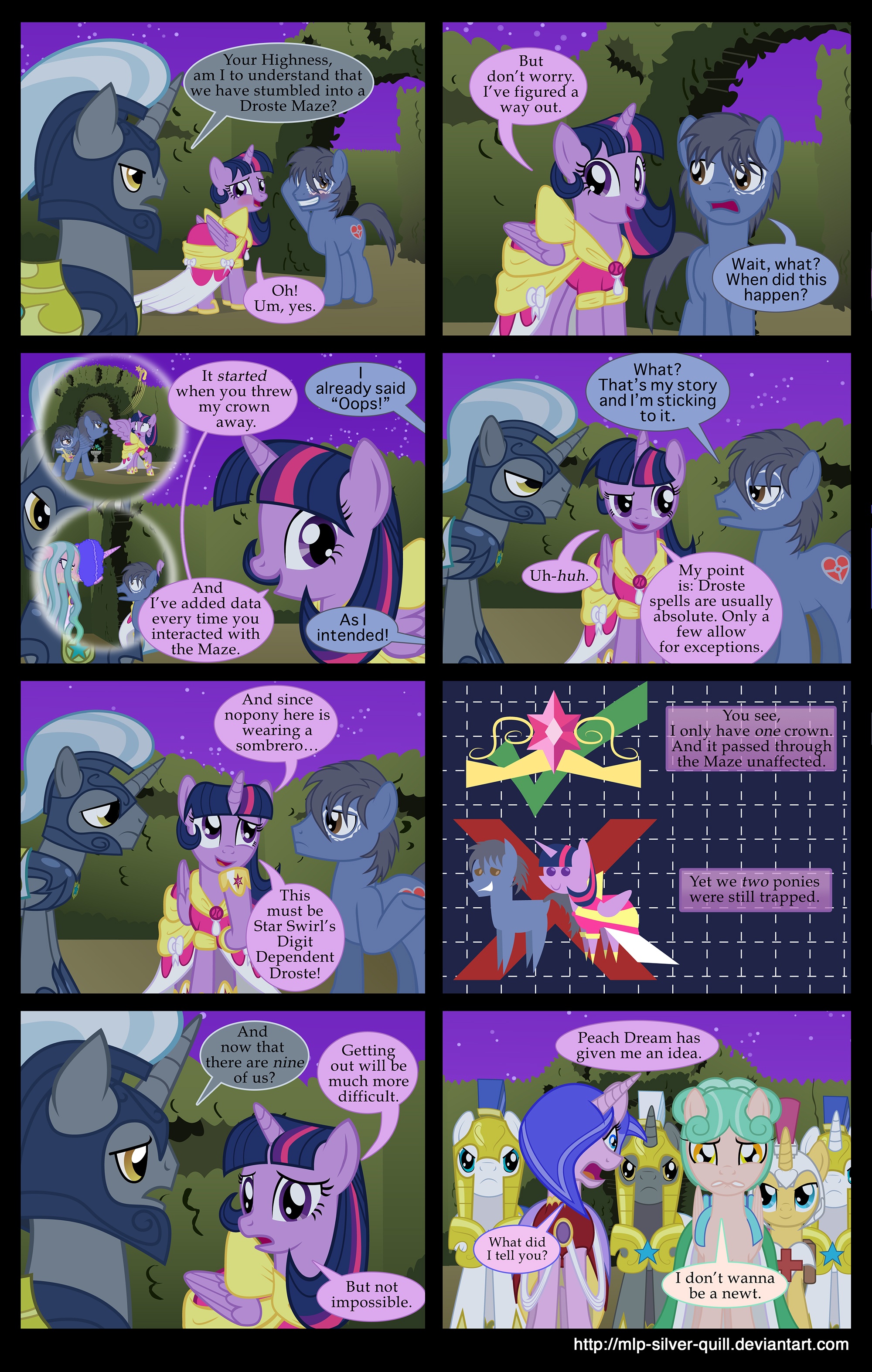 #470424 - safe, artist:mlp-silver-quill, twilight sparkle, oc, oc ...