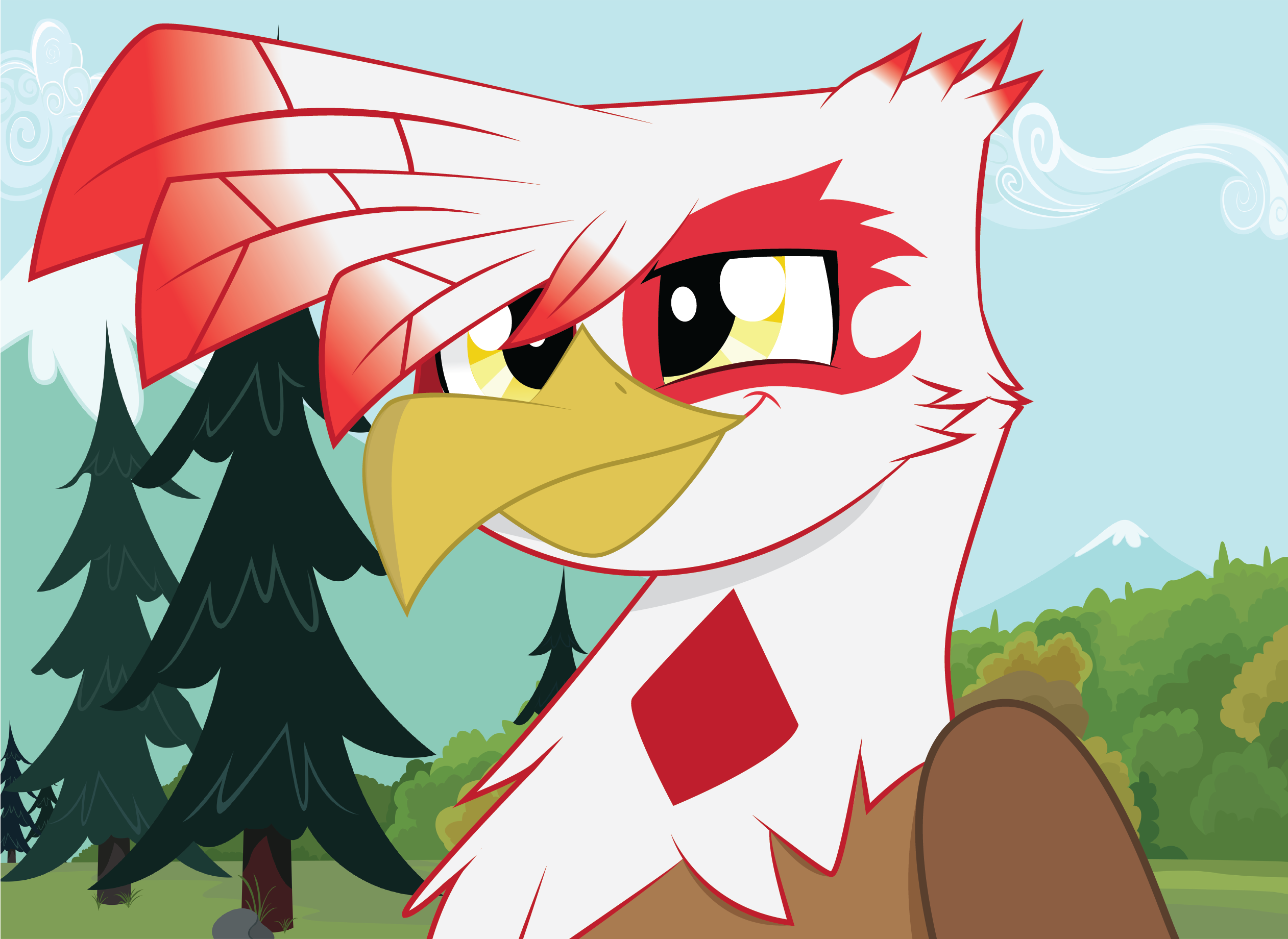 #478075 - safe, artist:tallyburd, oc, oc only, oc:talon pierce, griffon ...