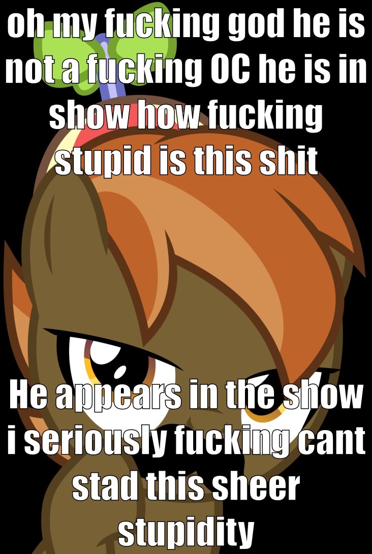 #498043 - safe, button mash, earth pony, pony, angry, background pony ...