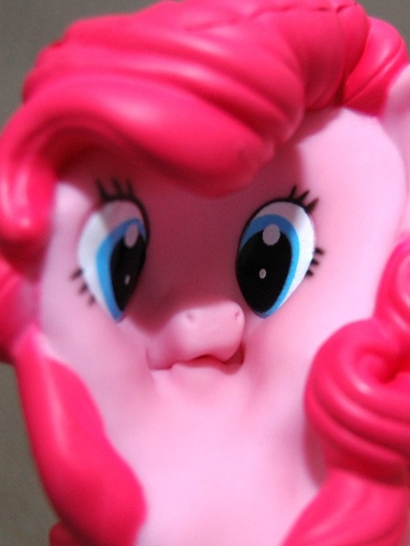 #499908 - safe, pinkie pie, cute, irl, ponk, ponkie poy, scrunchy face ...