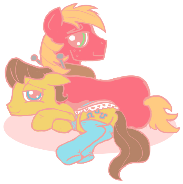 #502427 - safe, artist:ficficponyfic, big macintosh, caramel, earth ...