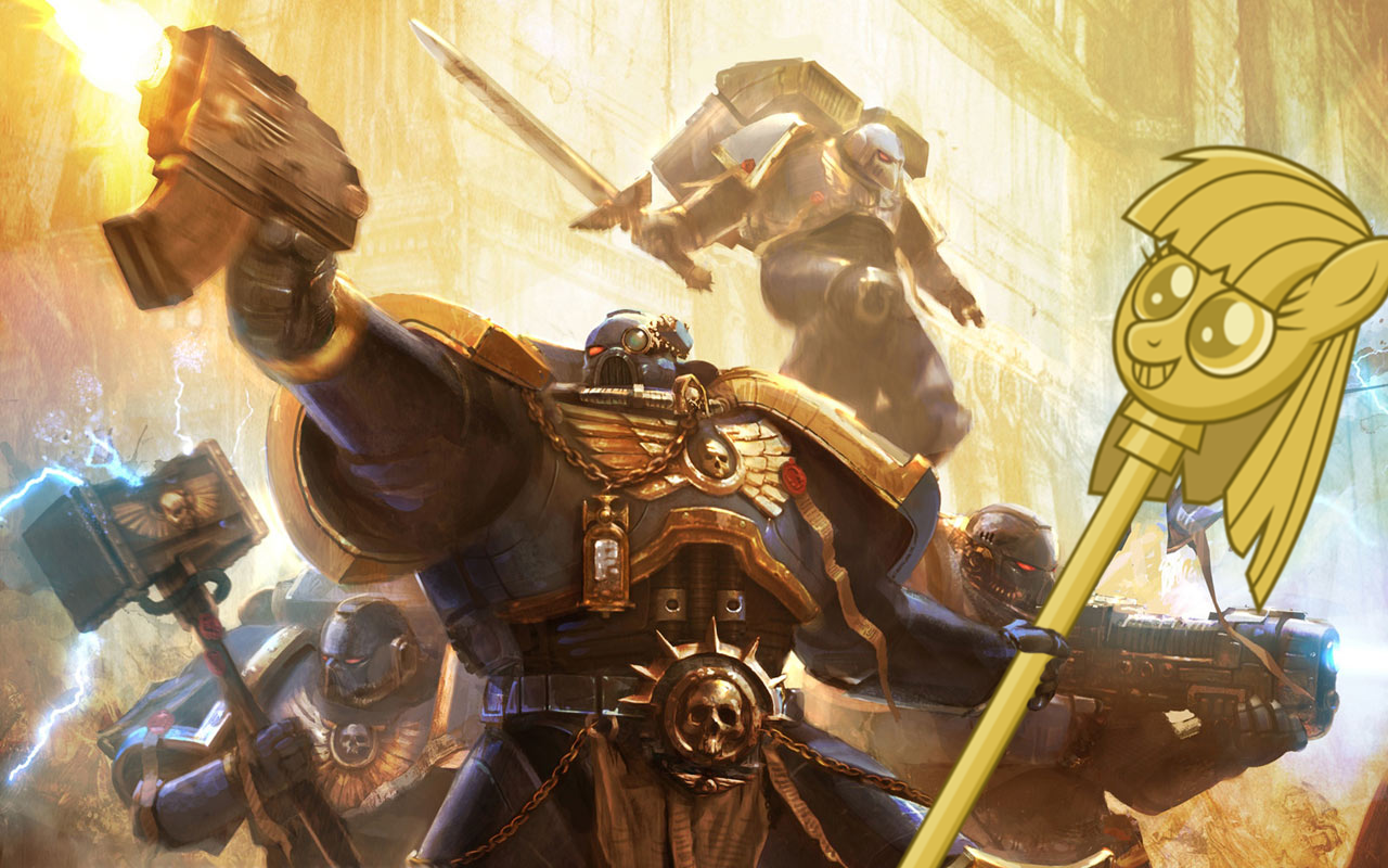 #490662 - safe, bolter, meme, plasma gun, plasma pistol, power armor ...