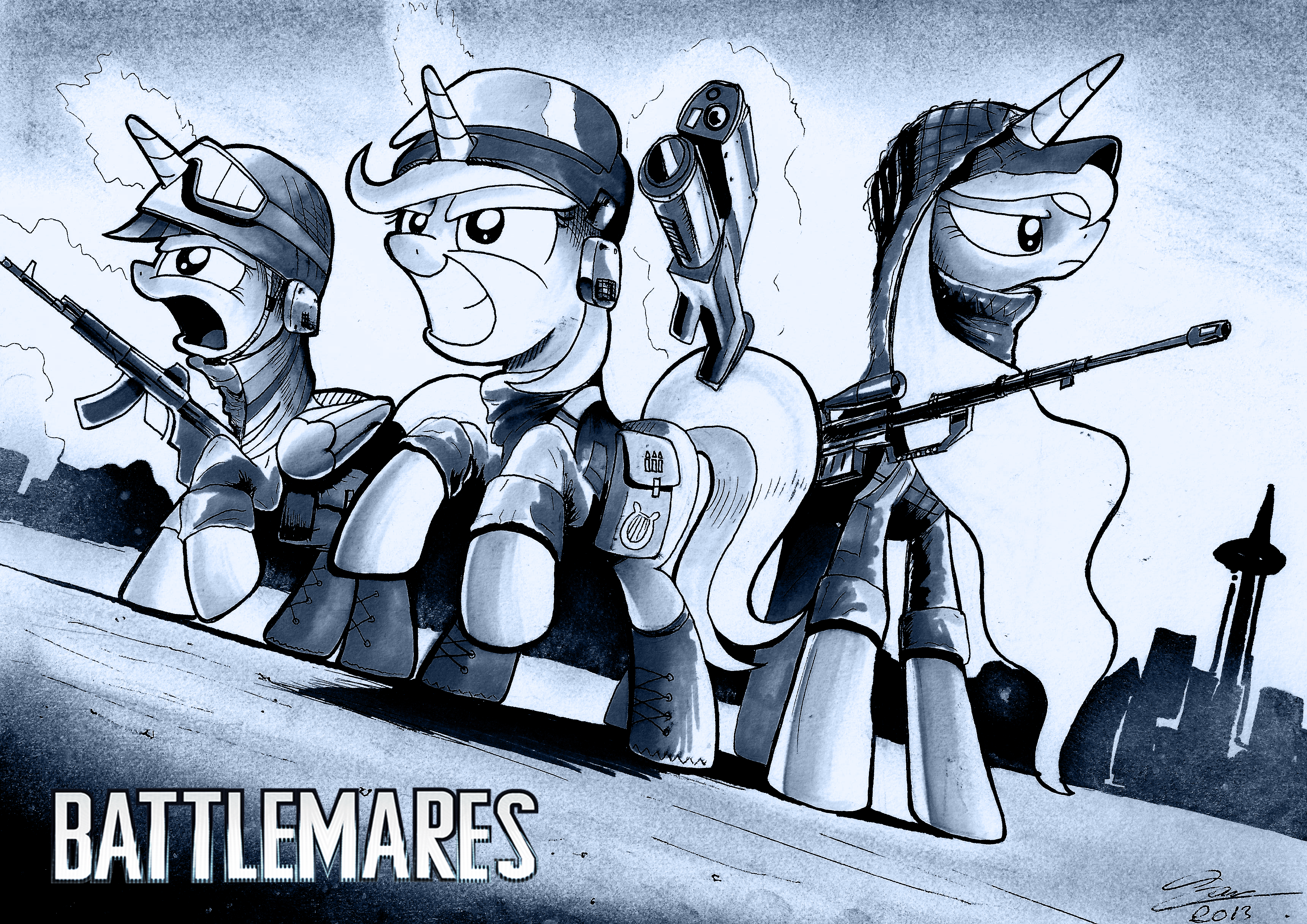 #492589 - safe, artist:dori-to, lyra heartstrings, princess celestia ...