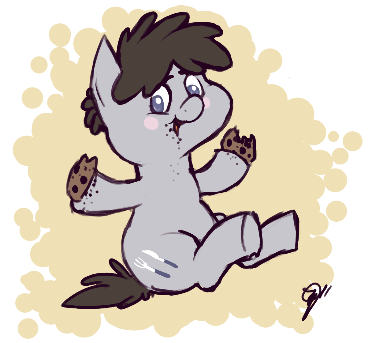 #493048 - safe, artist:uber-tastee, truffle shuffle, earth pony, pony ...