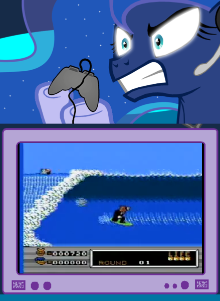 #243917 - safe, princess luna, gamer luna, exploitable meme, gamer meme ...