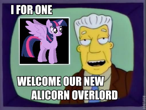 #246442 - safe, twilight sparkle, alicorn, kent brockman, male, meme ...