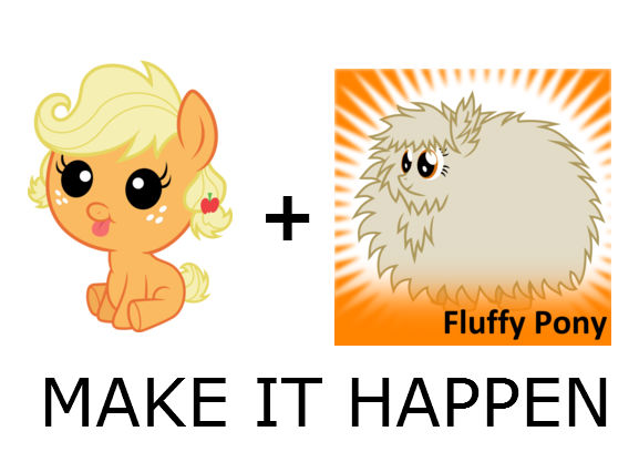#252325 - safe, applejack, fluffy pony, babyjack, exploitable meme ...