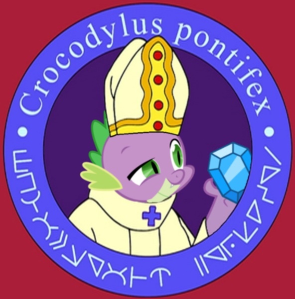 #233482 - safe, spike, futurama, gem, parody, pope, the space pope, the ...