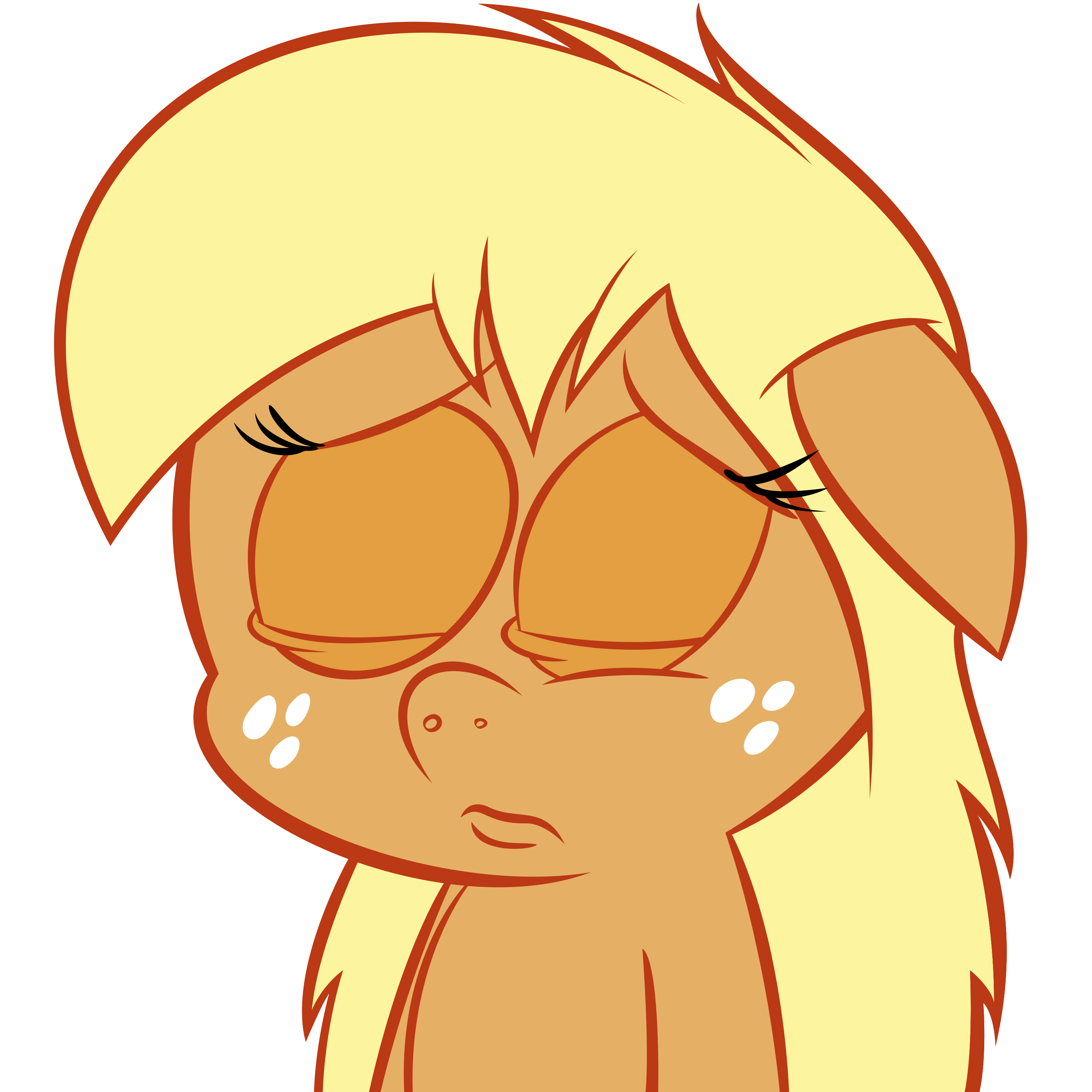 #263496 - safe, artist:psalmie, applejack, pony, .mov, g4, eyes closed ...