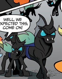 #264185 - safe, idw, applejack, rainbow dash, changeling, the return of ...