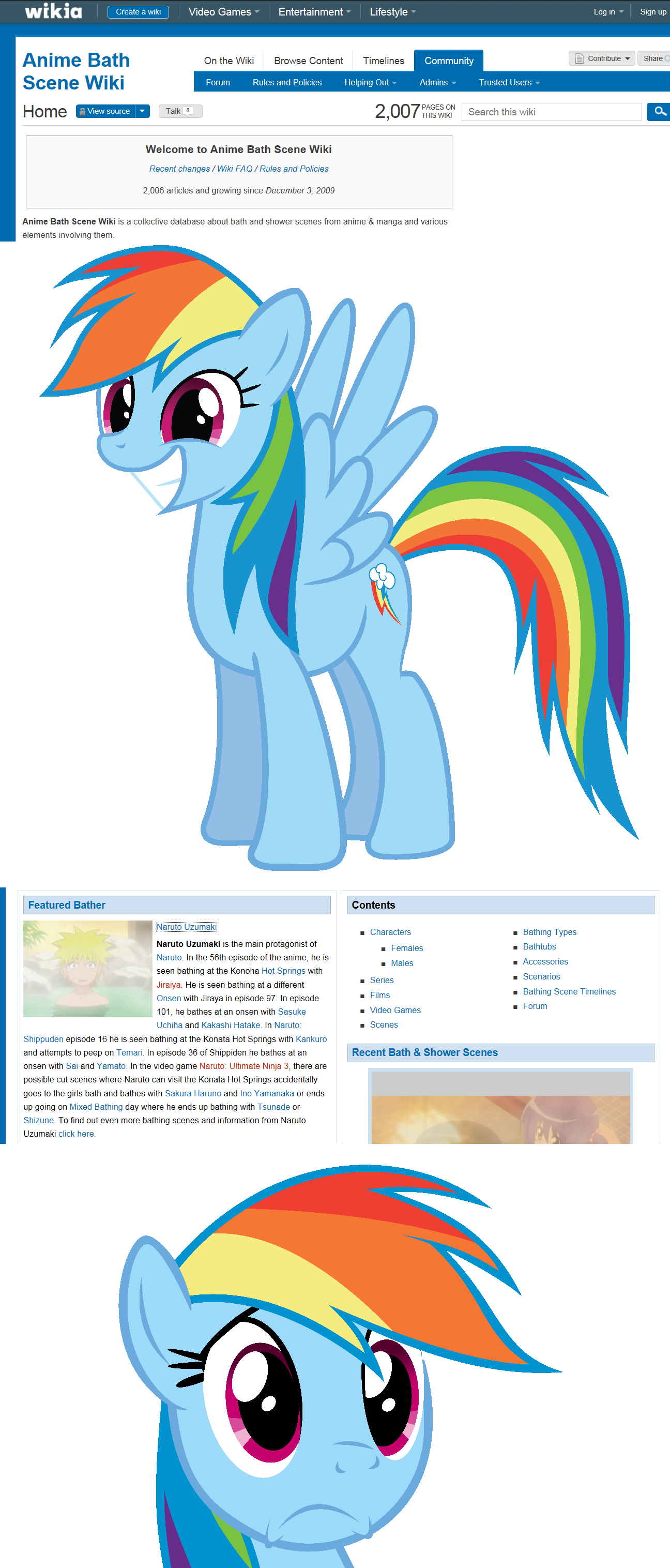 #300330 - suggestive, rainbow dash, anime, dilated pupils, female ...