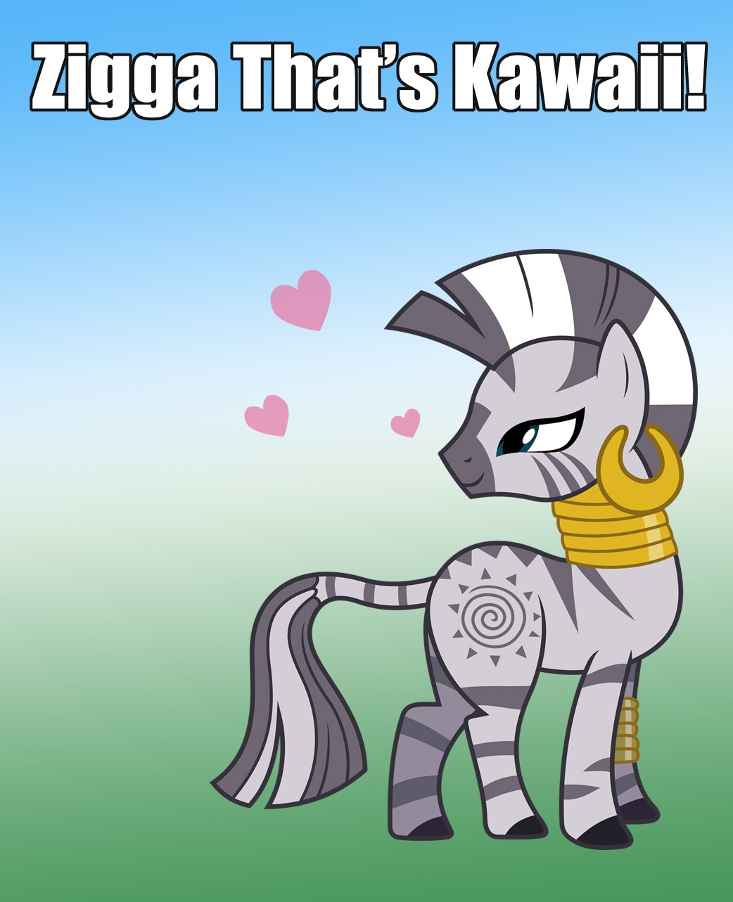 #300629 - safe, zecora, zebra, g4, caption, cute, image macro, meme ...