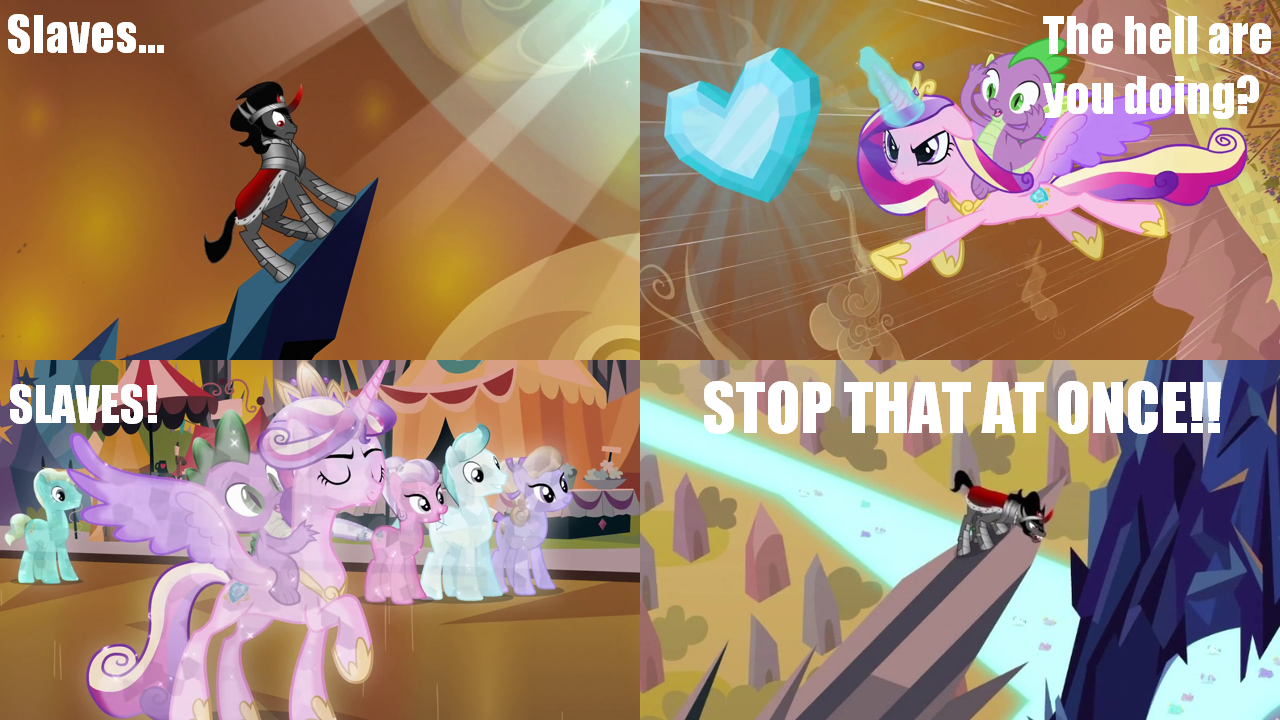 #290675 - safe, amber waves, bright smile, castle (crystal pony ...