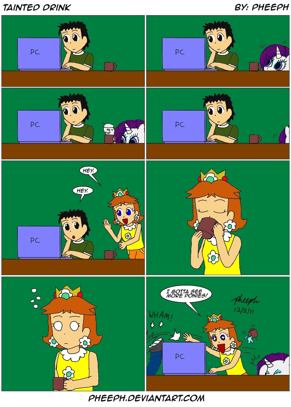 #327323 - safe, artist:pheeph, rarity, human, comic, cup, drugs ...