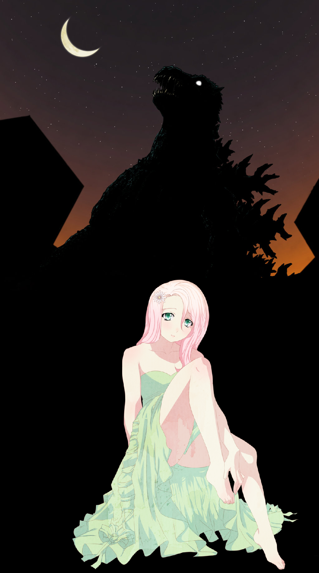 #331950 - safe, fluttershy, human, kaiju, crossover, fanfic, fanfic ...