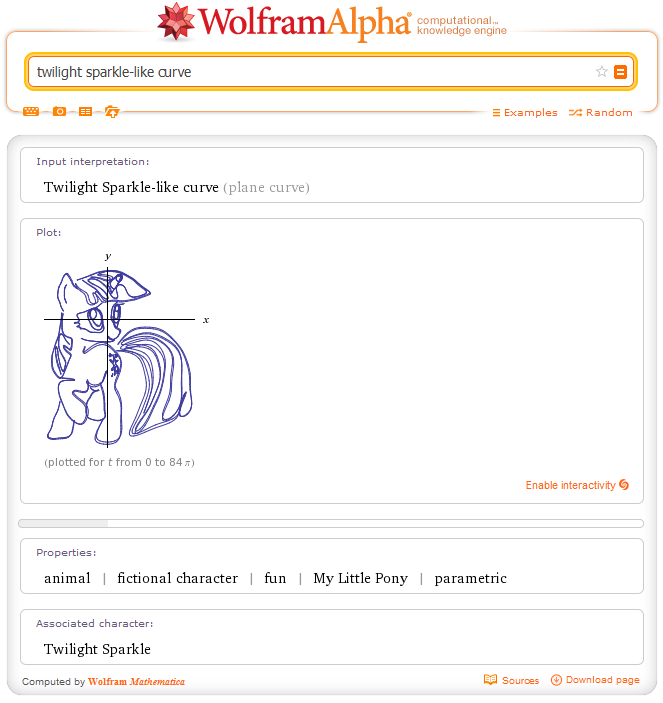 #315536 - safe, twilight sparkle, math, plot, wolframalpha - Derpibooru