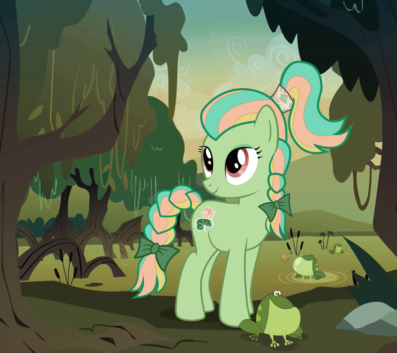 #319952 - safe, artist:voodoo-tiki, oc, oc only, earth pony, frog, pony ...