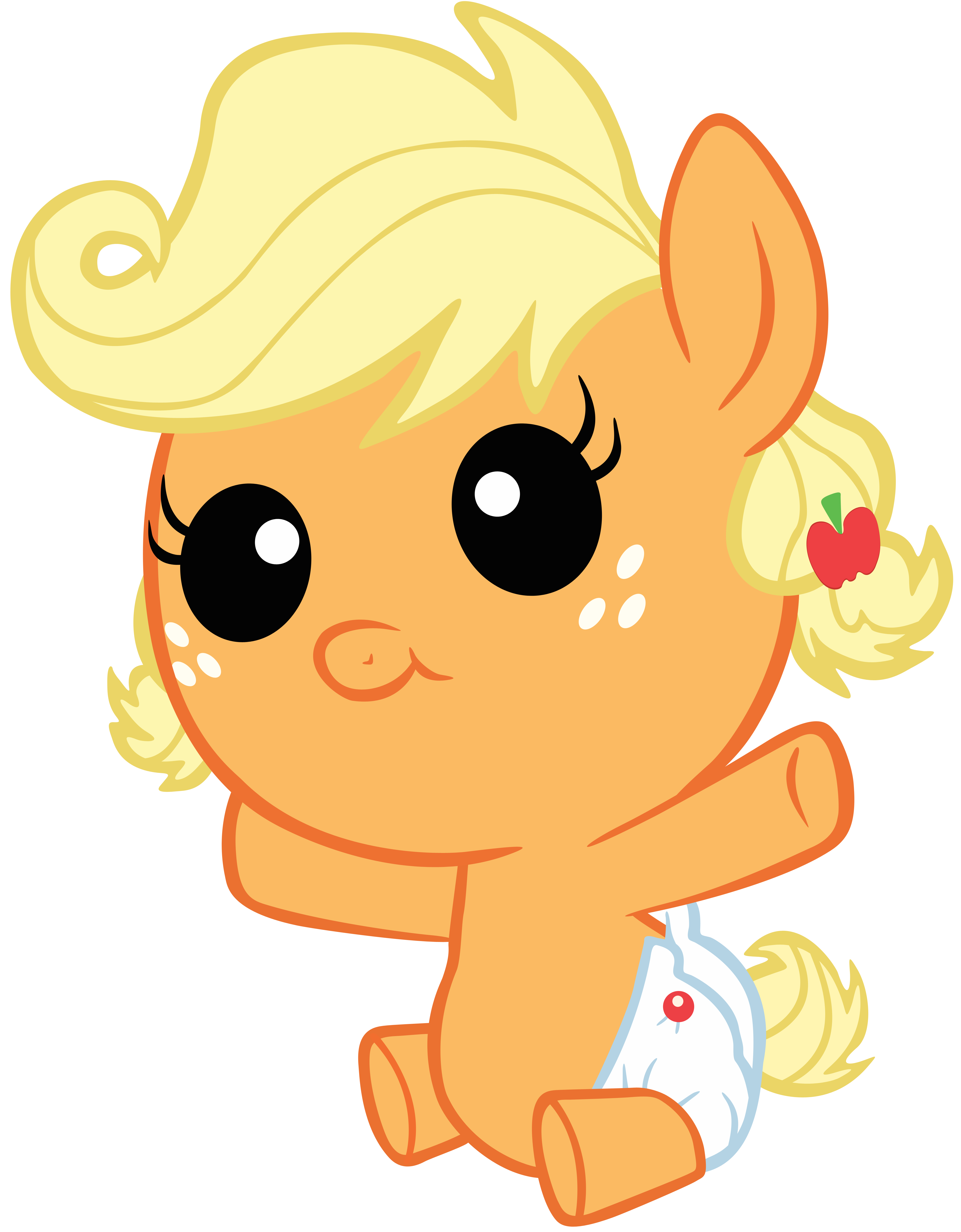 #320300 - safe, applejack, g4, absurd resolution, baby, babyjack ...