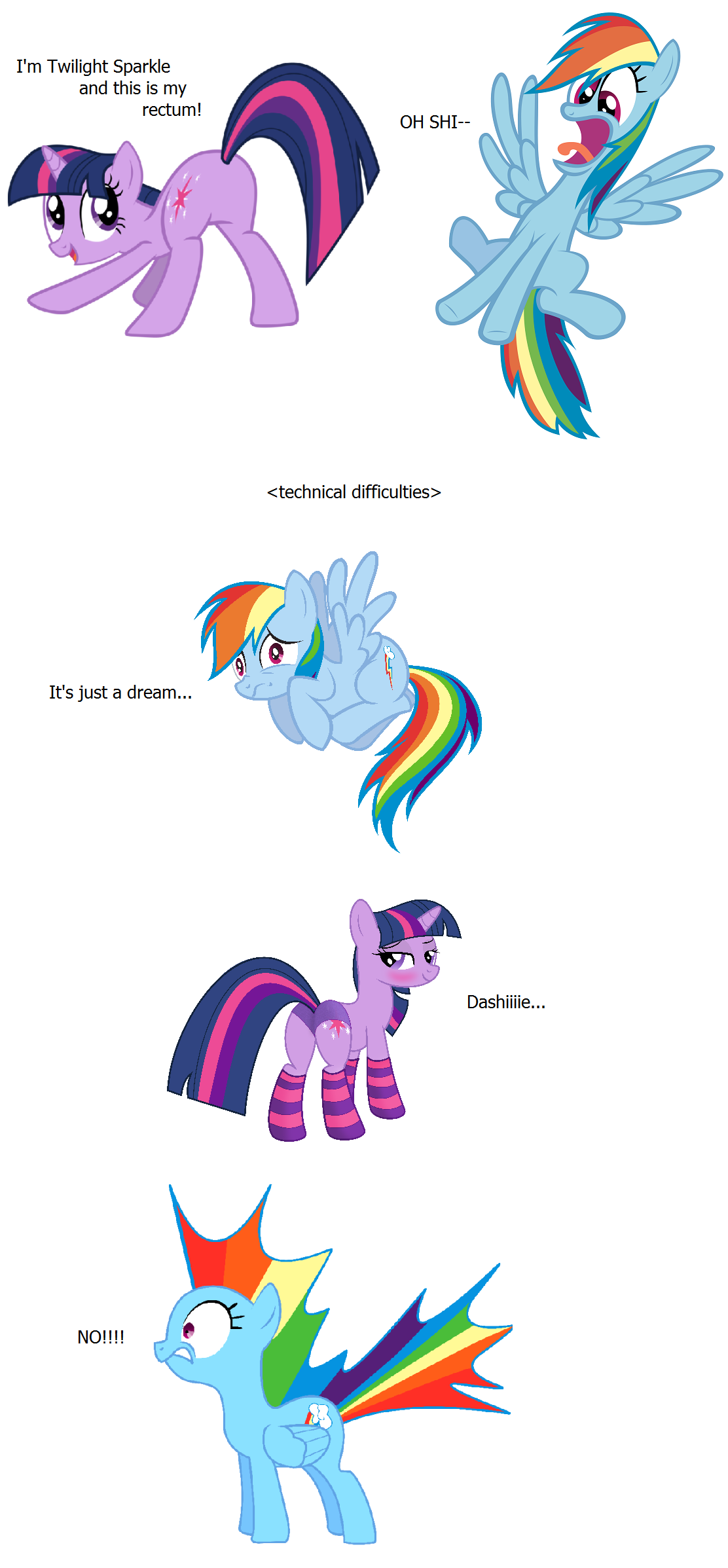 #338372 - suggestive, rainbow dash, twilight sparkle, pegasus, pony ...