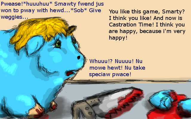 #351413 - grimdark, grotesque, fluffy pony, ambiguous gender ...